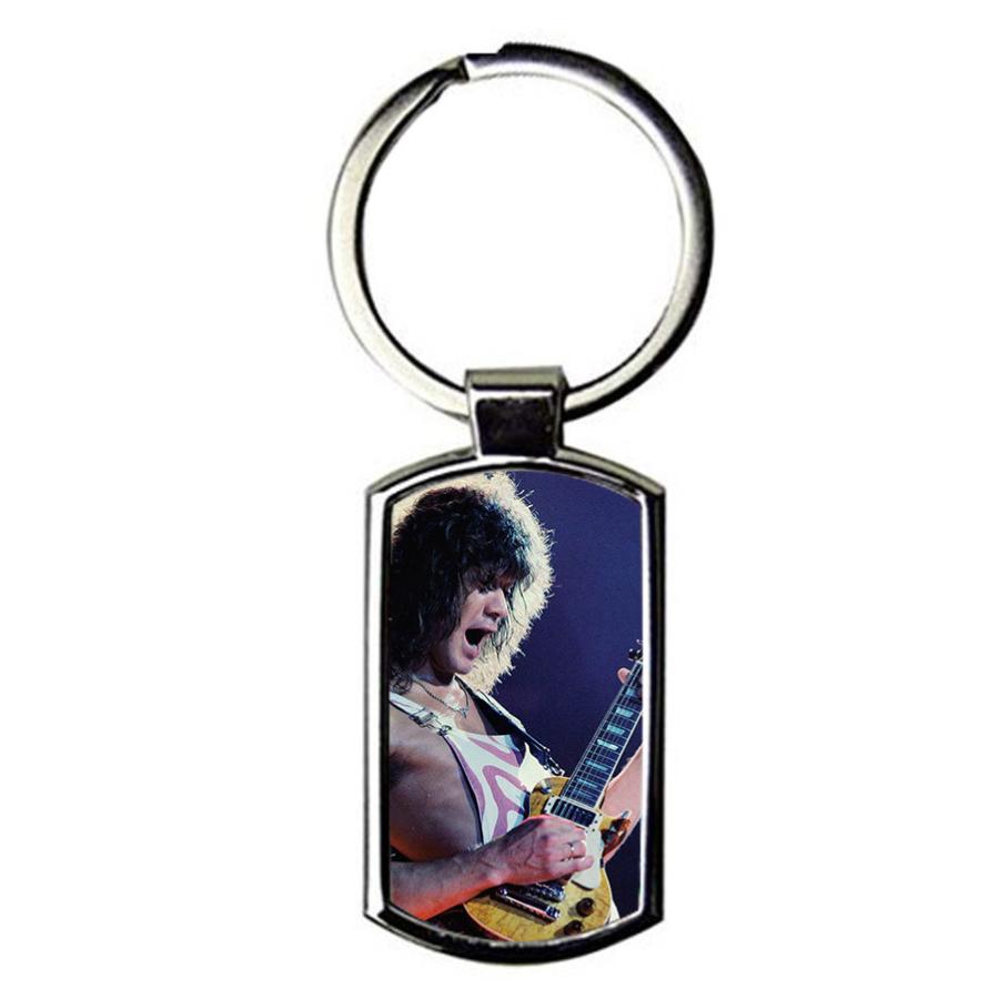 Metal Keychain/キーホルダー/メタル/キーチェーン/リング/Edward Van Halen/エドワード・ヴァン・ヘイレン ...