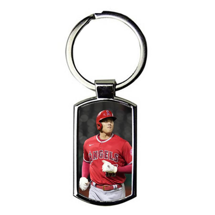 Metal Keychain キーホルダー メタル キーチェーン【 大谷翔平 】MLB ロサンゼルス・エンゼルス プロ野球選手 -3 ...
