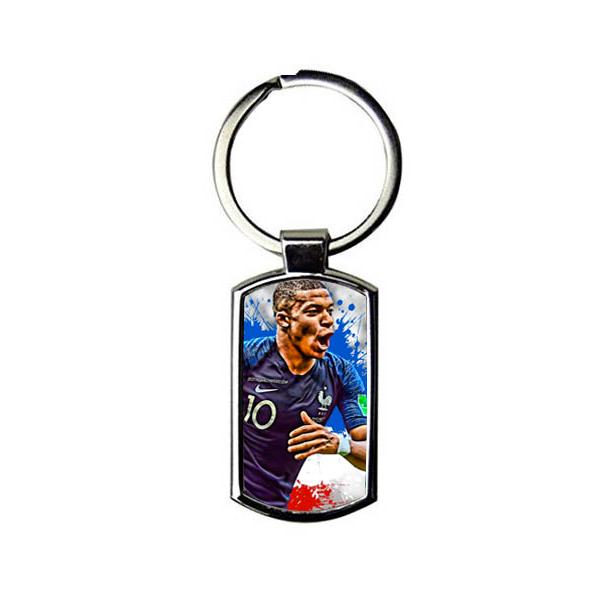 Metal Keychain キーホルダー メタル キーチェーン【 Kylian Mbappe / キリアン・エンバペ 】サッカー パリ ...