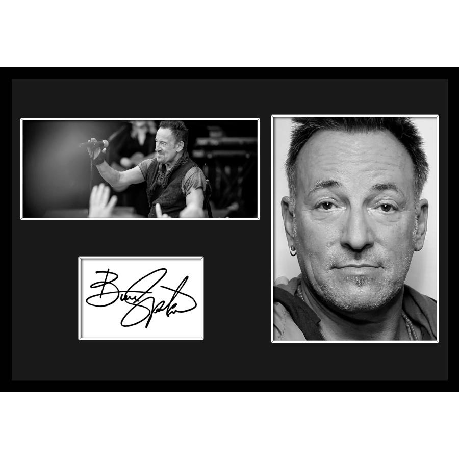 10種類!Bruce Springsteen/ブルース・スプリングスティーン/サインプリント&証明書付きフレーム/BW/モノクロ/ディスプレイ ...