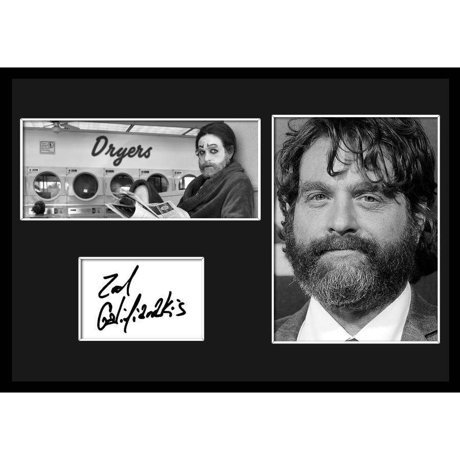 10種類!Zach Galifianakis/ザック・ガリフィアナキス/サインプリント&証明書付きフレーム/BW/モノクロ/ディスプレイ (10-3W) : matframe-1941 ...