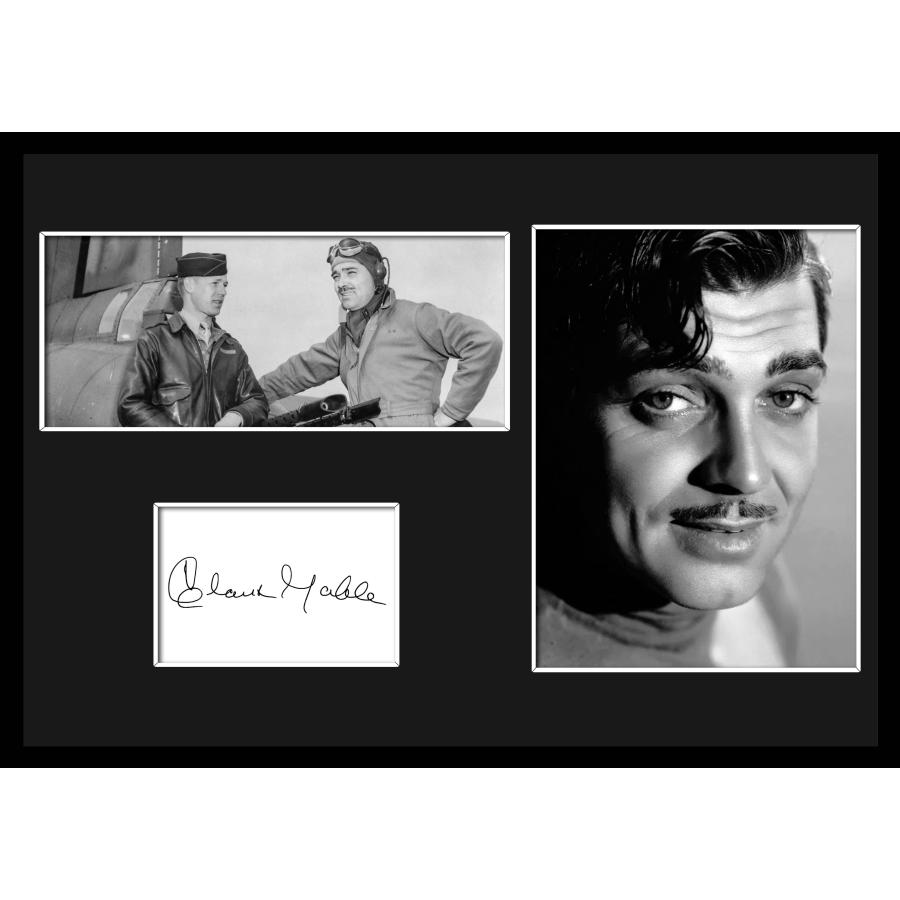 10種類!Clark Gable/クラーク・ゲーブル/サインプリント&証明書付きフレーム/BW/モノクロ/ディスプレイ (10-3W) : World Trade Center Store ...