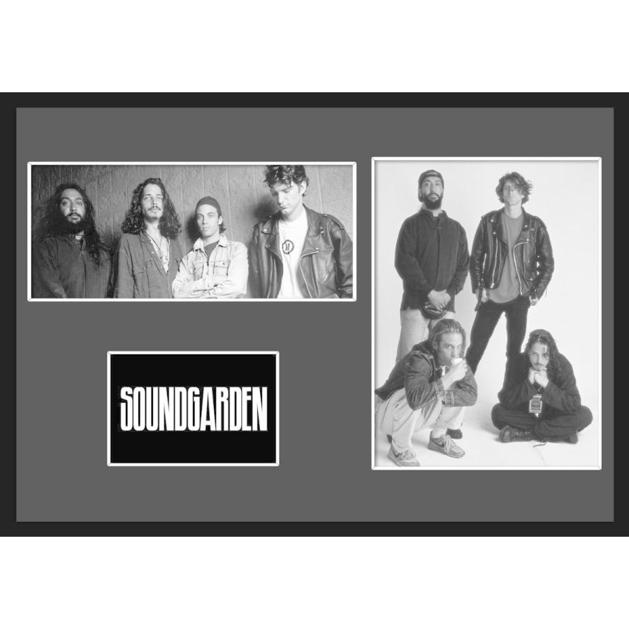 10種類!Soundgarden/サウンドガーデン/ROCK/ロックバンドグループ/証明書付きフレーム/BW/モノクロ/ディスプレイ(4-3W ...