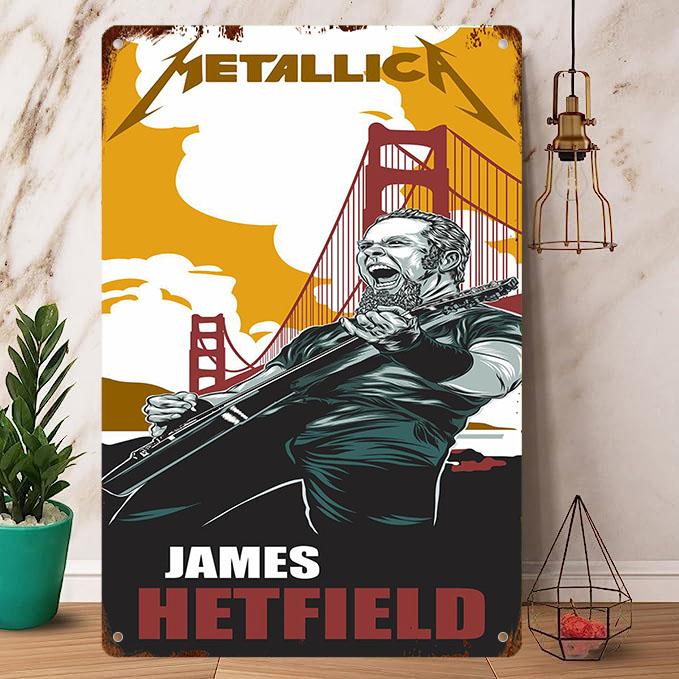Rock Poster / ロックポスター【 メタリカ Metallica 】メタル ポスター/ブリキ看板/ヴィンテージ/メタルプレート-5 ...