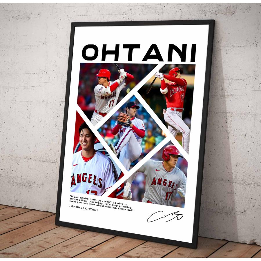 ポスター 【 MLB ロサンゼルス・エンゼルス 大谷翔平 】poster フレームなし A4 297×210mm (1) -5 : World Trade Center Store - 通販 ...