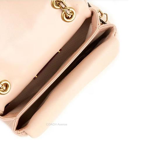 COACH（コーチ） COACH CP149 タビー ショルダー バッグ 20 キルティング クリーム ベージュ 斜めがけ クロスボディ 正規 ...