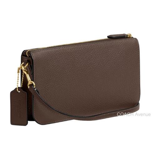 COACH（コーチ） セール アメリカ限定品モデル COACH CR970 ベラ スモール レザー クロスボディ バッグ ダークストーン ...