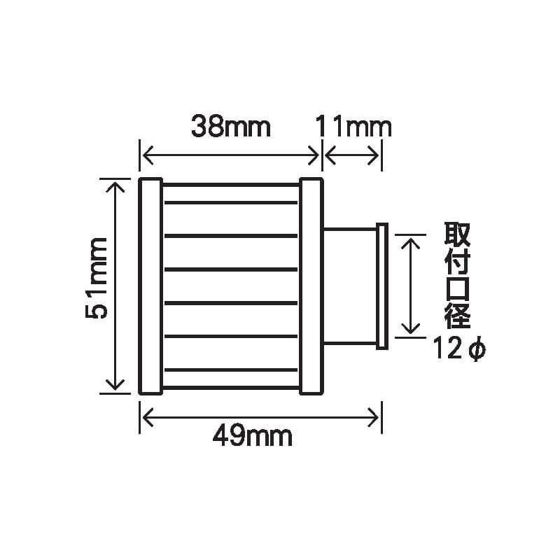Z154-317 エアフィルター ブローバイタイプ （ブラック・ブラック）在庫値下げ : コースト ライン - 通販 - Yahoo!ショッピング
