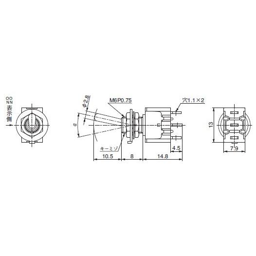 NKKスイッチズ M-N18S1S（旧M-2018） : アキバコバデンネット Yahoo!店 - 通販 - Yahoo!ショッピング