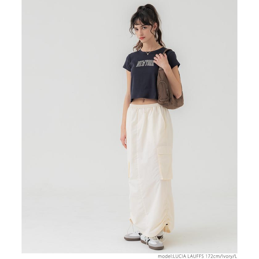 セール★2490円→550円 スカート レディース ドロスト ウエストゴム ポケット 裾絞り ロング丈 シンプル GC メール便不可 24ss coca コカ : coca - 通販 ...