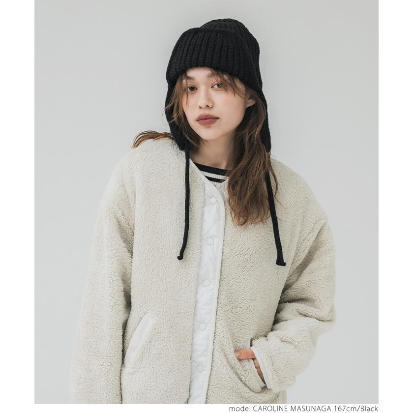 coca ニットフライトキャップ レディース メール便不可 24aw coca ニットフライトキャップ レディース メール便不可 24aw