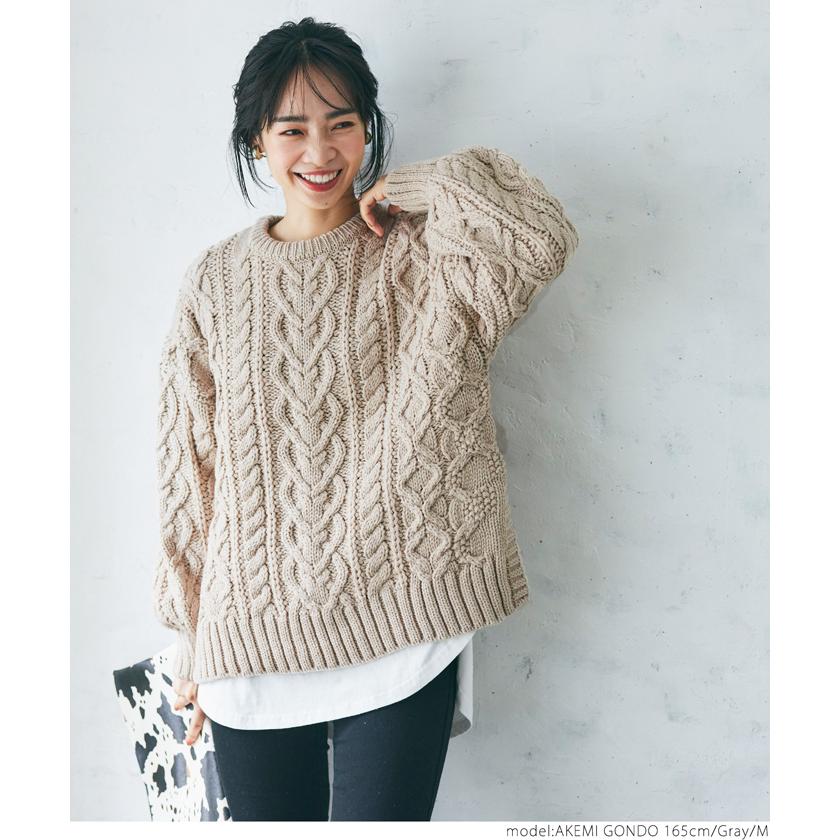 coca セール☆3990円→990円 ケーブルニット レディース ニット coca セール☆3990円→990円 ケーブルニット レディース ニット