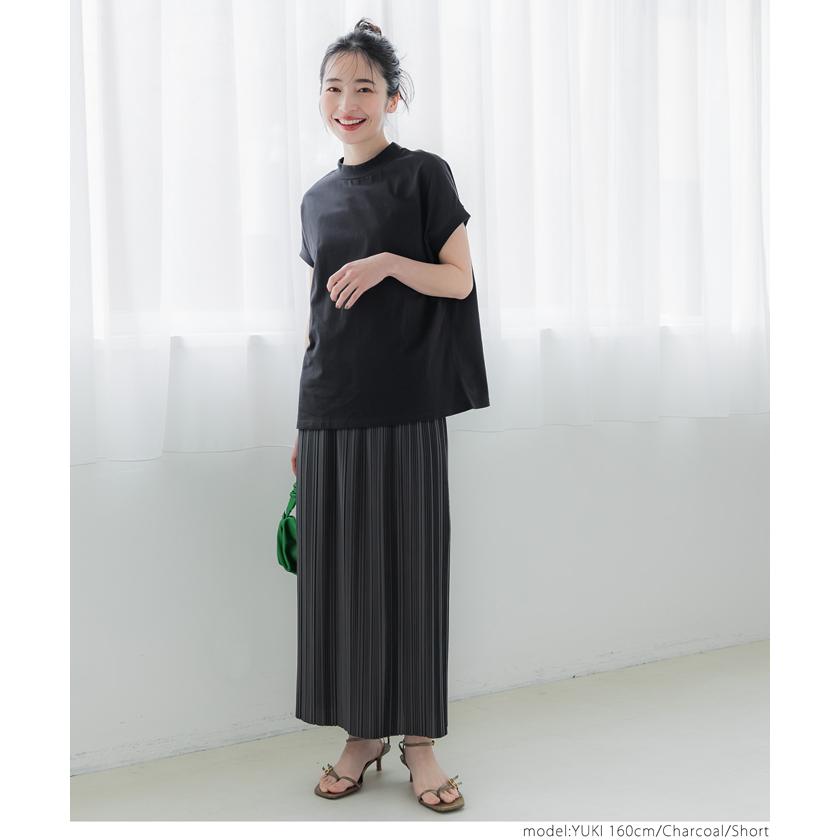 セール★1690円→550円 スカート レディース プリーツスカート Iライン タイト バックスリット ウエストゴム 伸縮性 無地 メール便不可 24ss coca コカ : coca ...