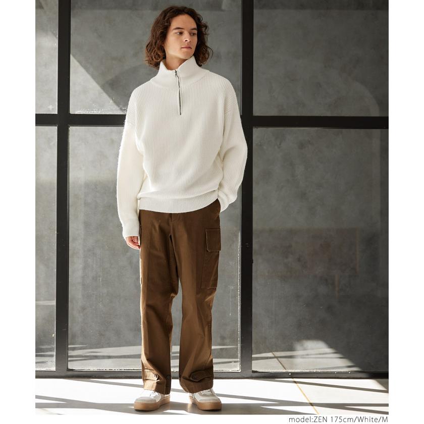 coca セール☆3990円→990円 ニット メンズ ハーフジップ coca セール☆3990円→990円 ニット メンズ ハーフジップ