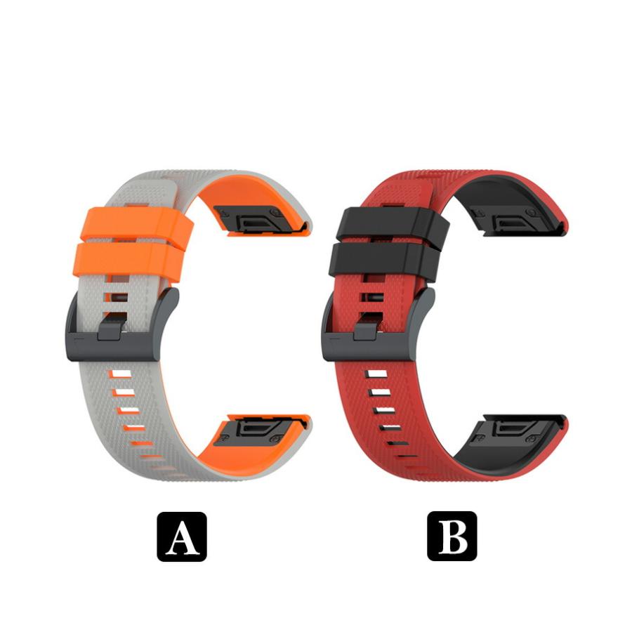 GARMIN（ガーミン） Garmin Fenix 8 47mm 51mm Fenix E 47mm Enduro3 交換バンド シリコン素材 ...