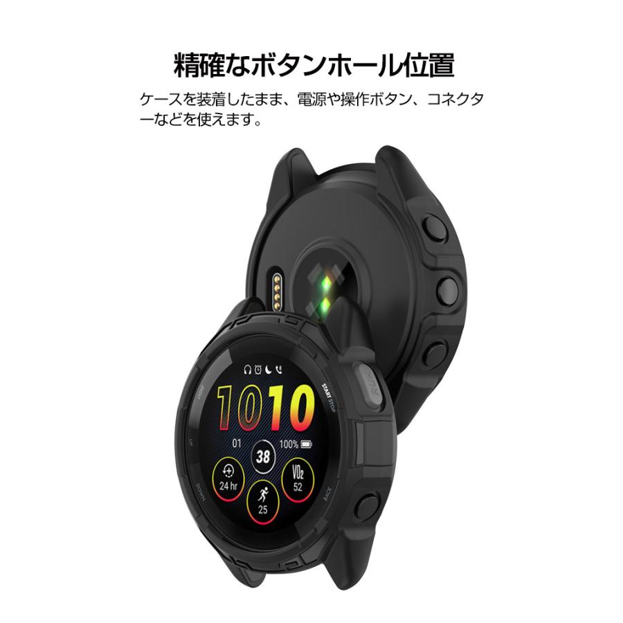 GARMIN Forerunner 265 265s ケース TPU シンプルで ソフトカバー CASE 落下衝撃 便利 軽量 簡易着脱 人気 ...