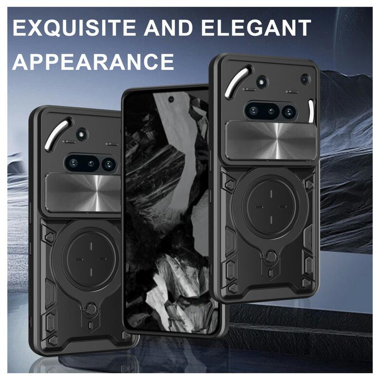 Nothing ナッシング フォン (3a) アンドロイド スマホ用の衝撃に強い TPU+PC素材 スタンド機能付き 人気 Phone Pro ...