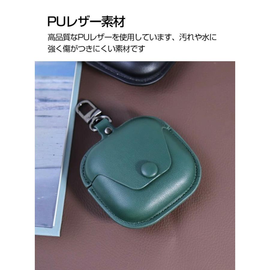 Shokz OpenFit 2 T920 SKZ-EP 用 PUレザー素材のケースとシンプルな CASE カバーを装着したまま、充電タイプ可能です カラビナ付き ストラップ付き : COCO ...