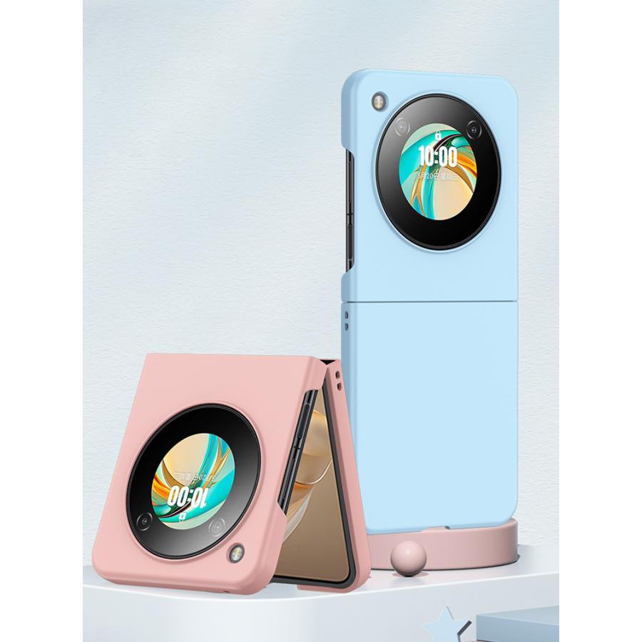 ZTE Libero Flip Nubia 5G ケース 折りたたみ型 PC プラスチック製 CASE ストラップホール付き スマホ保護ケース おすすめ おしゃれ 人気 背面カバー ...