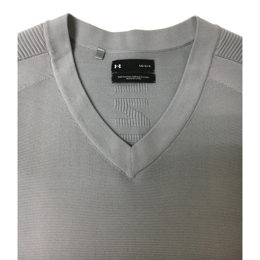 UNDER ARMOUR coco 中古 アンダーアーマー メンズ ベスト L グレー Vネックニット シンプル レターパックプラス発送可 ...