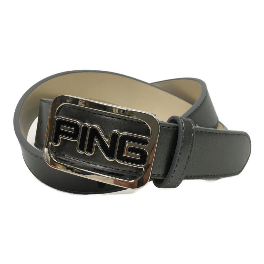 PING coco 中古 ピン ベルト シルバーメタリック ラバーロゴ ロゴバックル レターパックプラス発送可 101744 : ココゴルフ ヤフー店 - 通販 - Yahoo!ショッピング