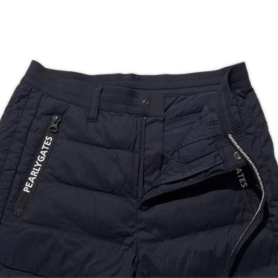 PEARLY GATES（パーリーゲイツ） coco 中古 メンズ パンツ 4(M) 紺 ネイビー 総柄 中綿入り 防寒 レターパックプラス ...