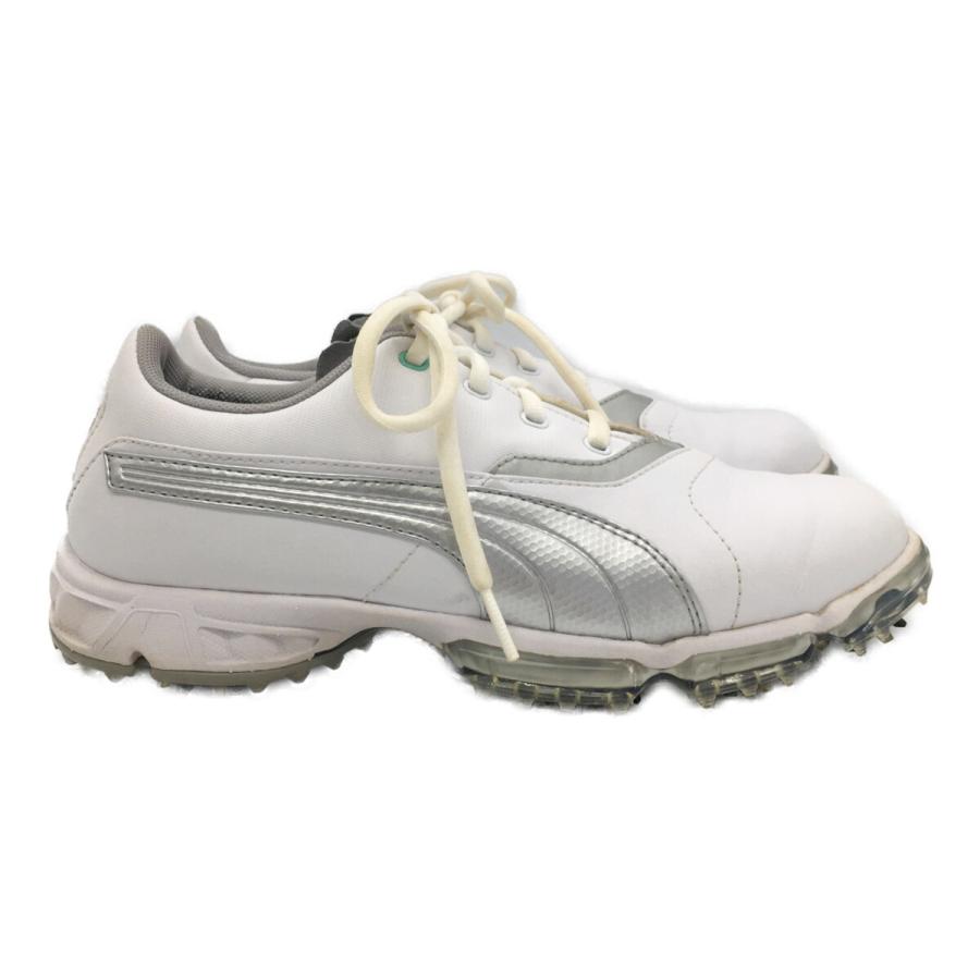 coco 中古 【値下げ】プーマ PUMA ゴルフシューズ 23cm ホワイト シルバー バイオプロ Bio Pro シンプル 替え紐付き [187588] K1274 : k1274 ...