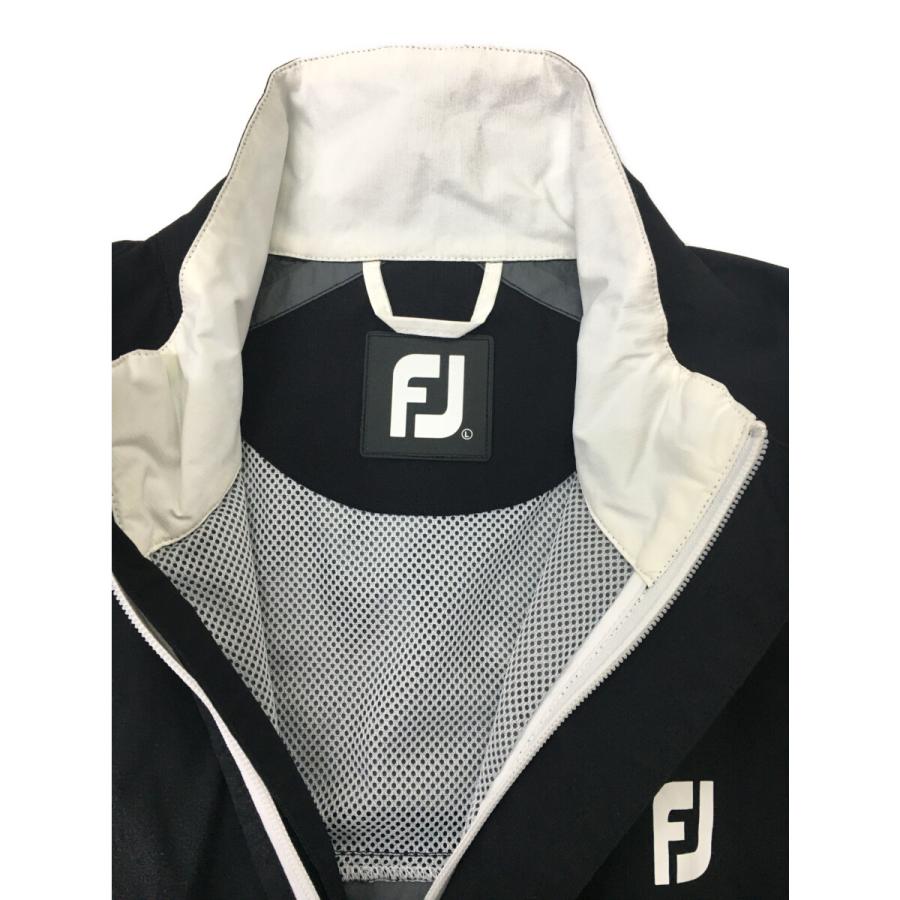 ASHWORTH coco 中古【値下げ】フットジョイ FootJoy メンズ レインジャケット L 黒 ブラック 2WAY 収納袋付き ...
