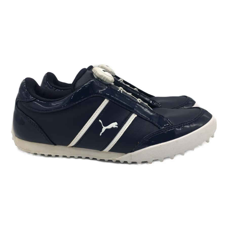 PUMA coco 中古【値下げ】プーマ ゴルフシューズ 24cmネイビー ホワイト モノライトキャット プロ ディスク スパイクレス ...