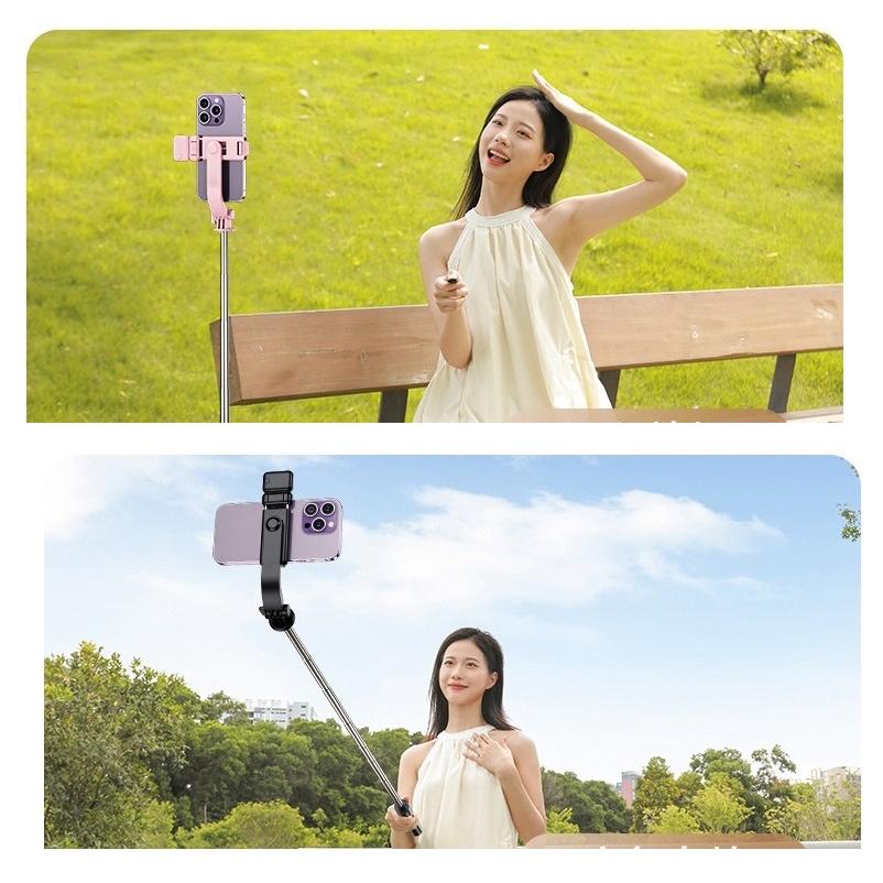 1.7m 長い 自撮り棒 コンパクト スマホ 安定 頑丈 三脚 iphone Android gopro対応 7段階伸縮 150cm以上 セルカ棒 回転 軽量 ライブ Web会議 撮影 映画 ...