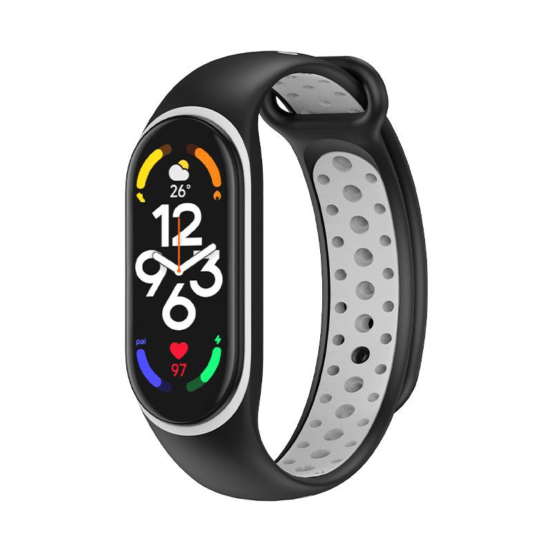 シャオミ Smart Band 7 mi band 6 5 バンド シリカゲルバンド xiaomi band6 band5 band7 ベルト シリコン リストバンド交換 柔らか ウォッチベル ...