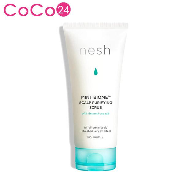 nesh ミント ヘアスクラブ 180ml 頭皮用 スクラブ 頭皮クレンジング 塩 ソルト ヘアー スカルプ 頭皮ケア 乾燥 保湿 韓国 韓国 ...