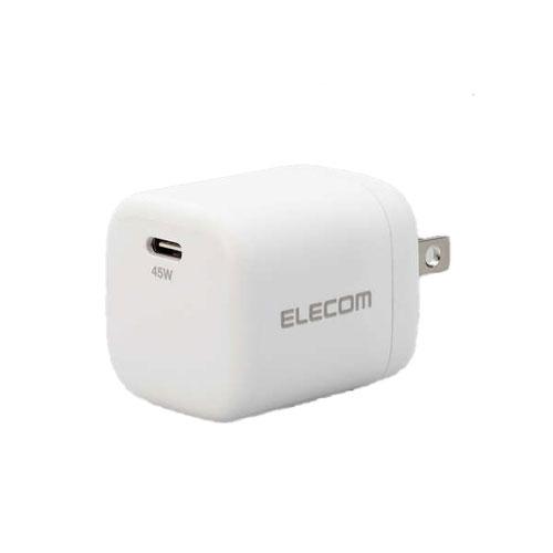 エレコム ELECOM ACアダプター USB Type C 45W PD PPS Type-C×1 Windows iPad MacBook Air M1 2020 iPhone ...