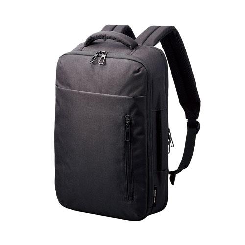エレコム ELECOM リュック ビジネスリュック 12L 2way 撥水加工 14インチノートPC 収納可 通勤 通学 ビジネスバッグ ブラック BM-BPTWBK : cocoatta ...