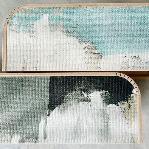 ヤマト工芸 painting tissue ペインティングティッシュ ティッシュケース ストーングレー YK22-002 ティッシュボックス 木製 ペイント ナチュラル 日本製 ...