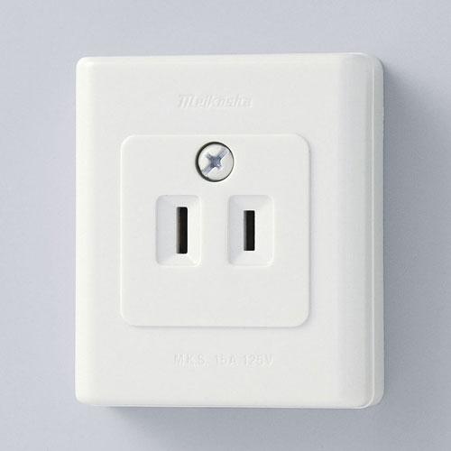 エルパ ELPA 薄型コンセント ホワイト A-55H（W） : cocoatta - 通販 - Yahoo!ショッピング