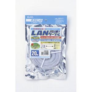ELPA CAT6フラット20M LAN-FT1200（W） : cocoatta - 通販 - Yahoo!ショッピング