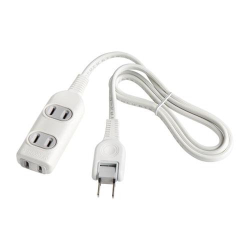 エルパ ELPA EDLPコード付きタップ 1m ホワイト LPT-301N（W） : cocoatta - 通販 - Yahoo!ショッピング