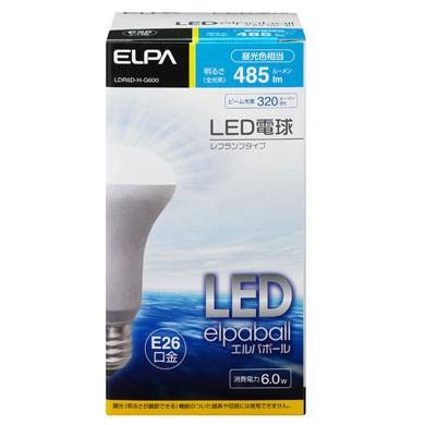 ELPA LED電球 レフ形 485lm LDR6D-H-G600 : cocoatta - 通販 - Yahoo!ショッピング