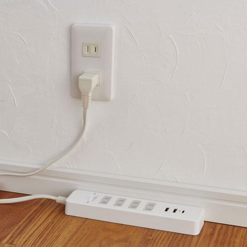 エルパ ELPA コード付き USBタップ PD20W WLS-4322SUC（W） : cocoatta - 通販 - Yahoo!ショッピング