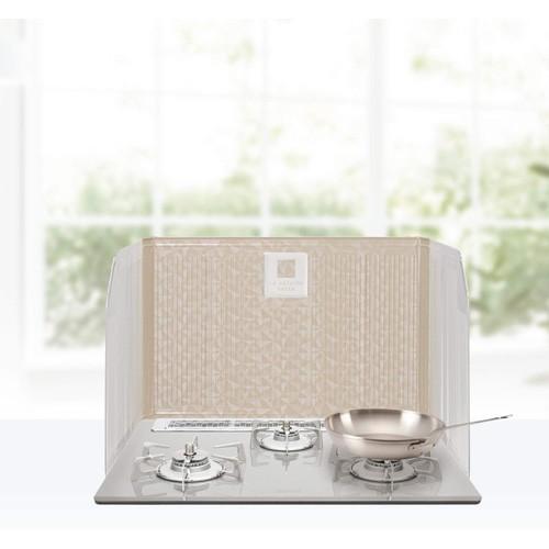 東洋アルミ そでがのびるレンジパネルでか ナチュラルベージュ 縦38cm