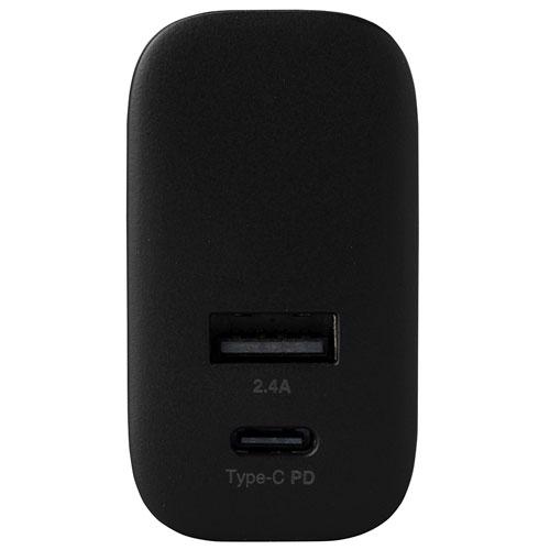 ナカバヤシ Digio2 USB Type-C+USB-A 30W PD充電対応 充電器 ブラック JYU-ACU07BK :4902205490029:cocoatta - 通販 ...