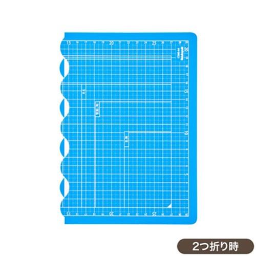 ナカバヤシ 折りたたみカッティングマット A4サイズ CTMO-A4-SB スカイブルー :4902205572954:cocoatta - 通販 - Yahoo!ショッピング