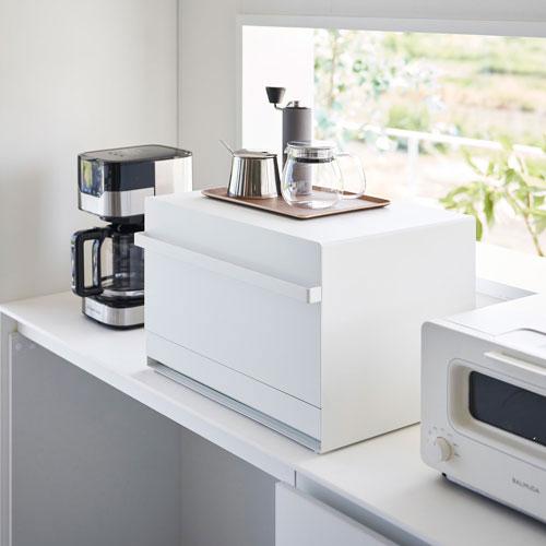 山崎実業 ブレッドケース タワー tower 引き出し型 2段 ホワイト 1857 : cocoatta - 通販 - Yahoo!ショッピング