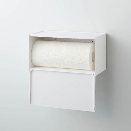 山崎実業 マグネットトレー付きペーパータオルディスペンサー タワー tower ホワイト 2192☆★ : cocoatta - 通販 - Yahoo!ショッピング