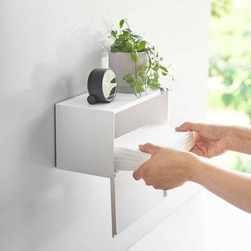 山崎実業 マグネットトレー付きペーパータオルディスペンサー タワー tower ホワイト 2192☆★ : cocoatta - 通販 - Yahoo!ショッピング