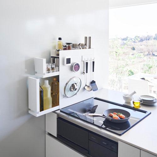 山崎実業 隠せる調味料ラック タワー tower 2段 ホワイト 4334 : cocoatta - 通販 - Yahoo!ショッピング