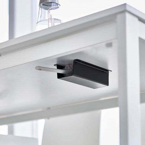 山崎実業 テーブル下ハンディモップ＆リモコンホルダー タワー tower ブラック 4543 : cocoatta - 通販 - Yahoo!ショッピング