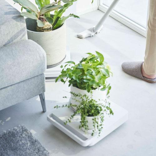 山崎実業 自立する台車 タワー tower 正方形 ホワイト 5455 :4903208054553:cocoatta - 通販 - Yahoo!ショッピング