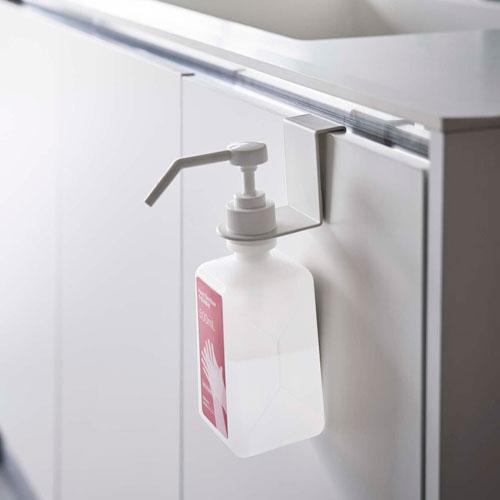 山崎実業 引っかけアルコール除菌ボトルホルダー スマート smart ホワイト 5738 :4903208057387:cocoatta - 通販 - Yahoo!ショッピング